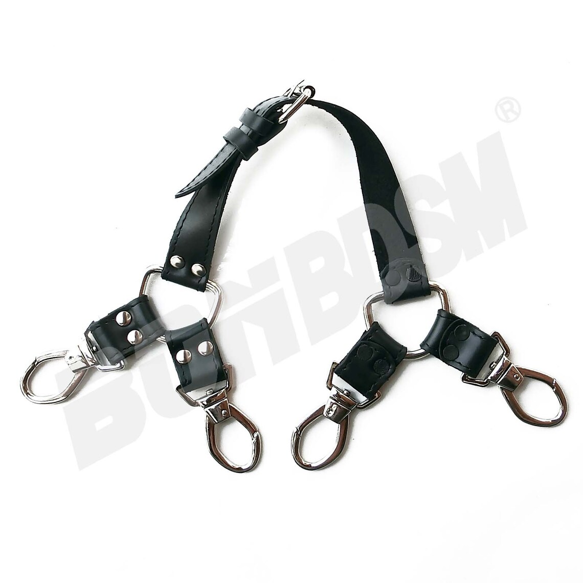 Bondage Hog Tie Clip, 4 Way Adjustable Leather Hogtie Restraint Hook ...
