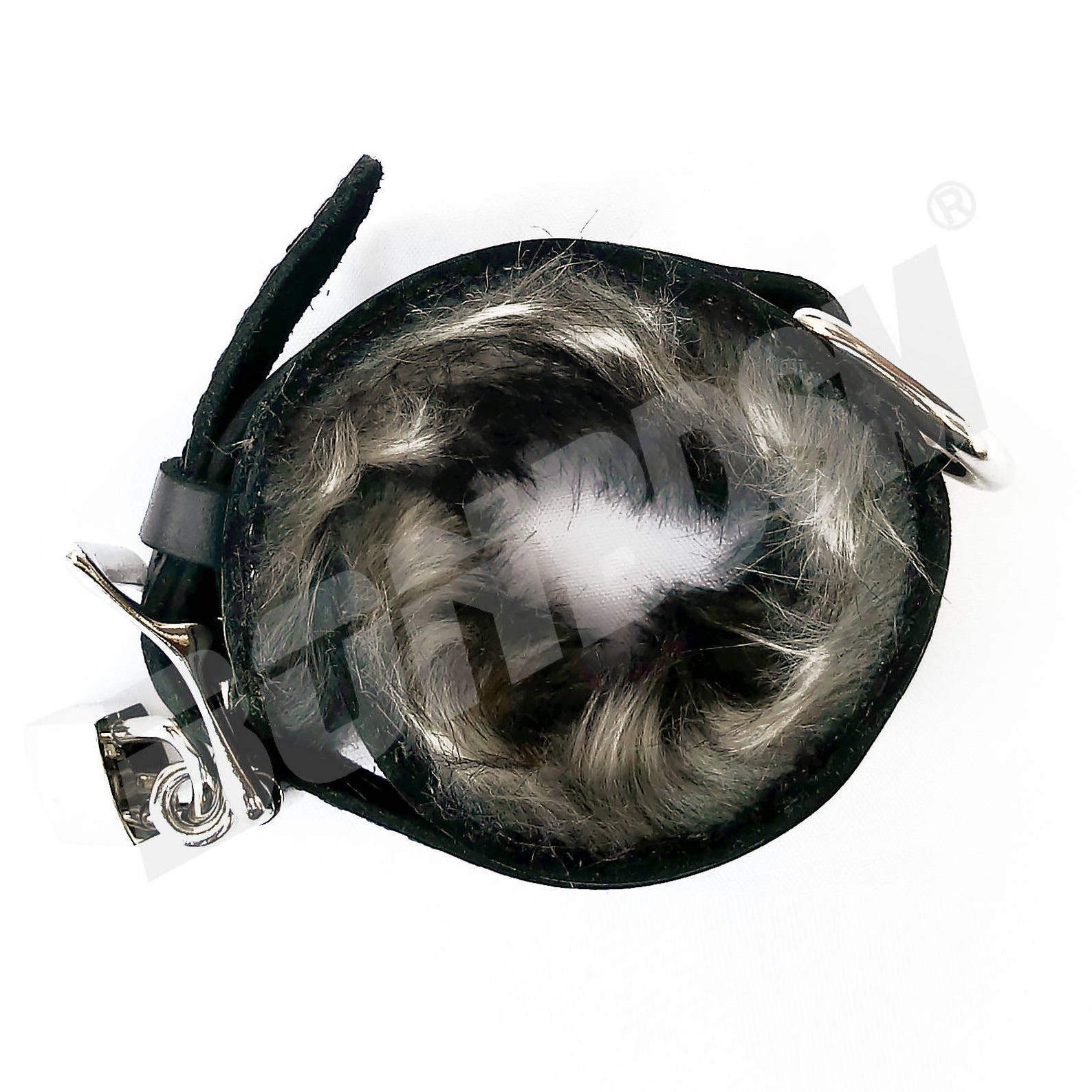 Bondage Leash Collar Wrist Ankle Cuffs Set Faux Fur Padded - Etsy