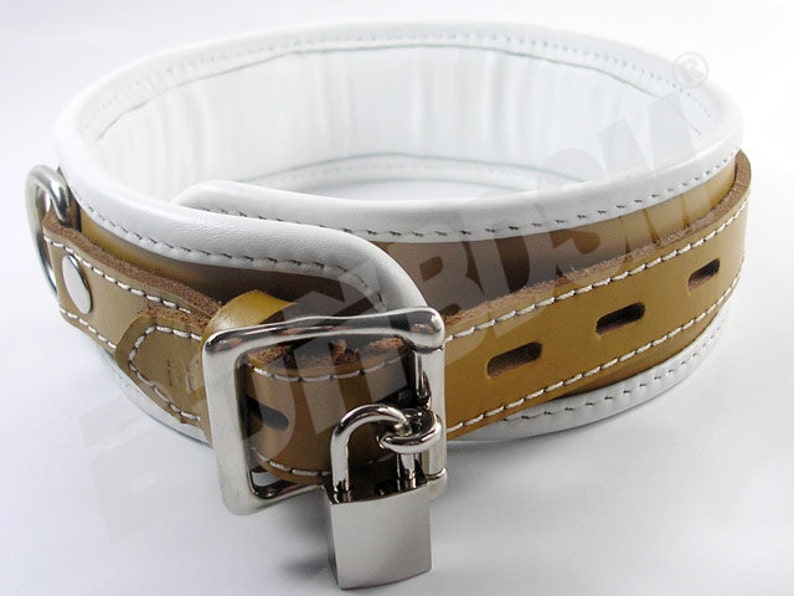 Medical Bondage Restraint Collar Soft Padded Tan and White - Etsy