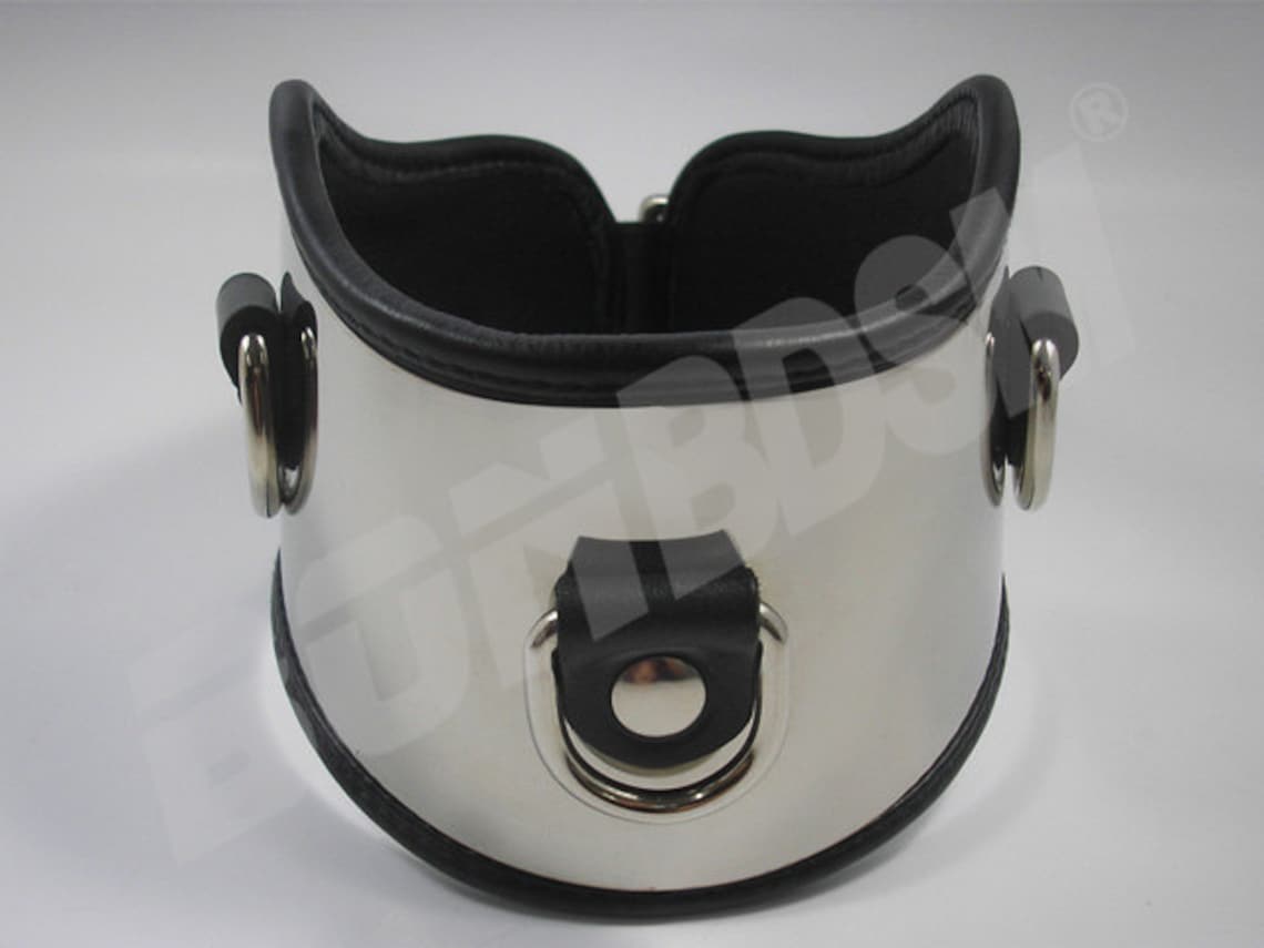 Bondage Restraint Leather Posture Collar With a Strong | Etsy