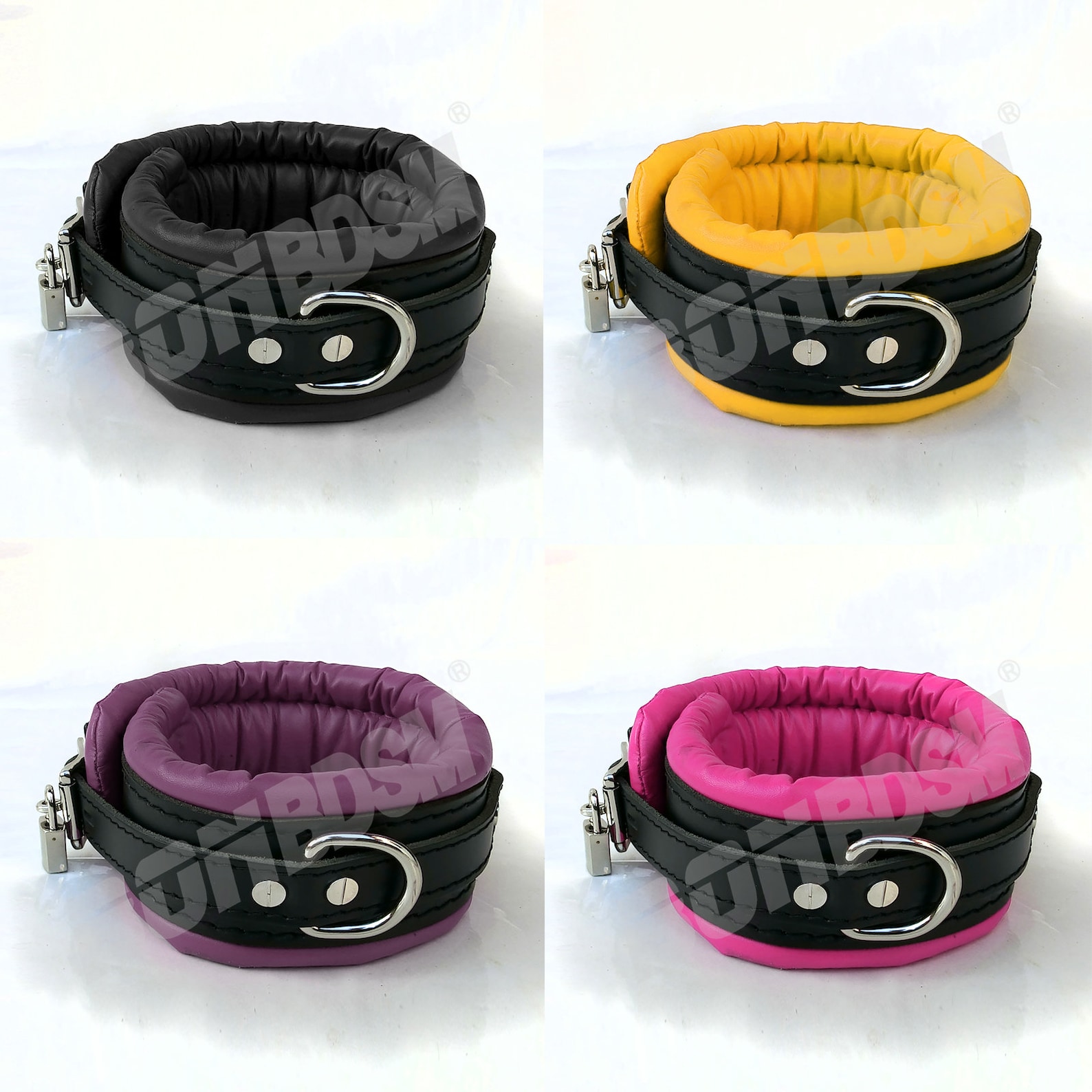 Bondage Restraint Collar Genuine Leather EXTRA Padded Heavy - Etsy