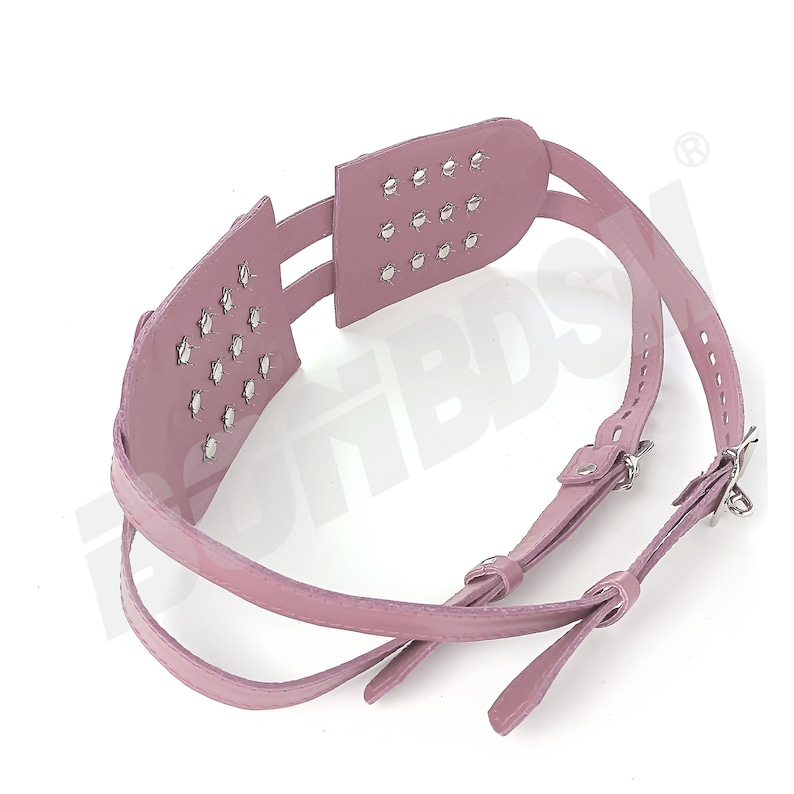 Deluxe Studded Spiked Breast Binder Adjustable Leather Chest - Etsy