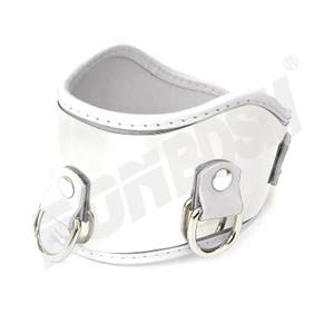 Bondage Restraint Leather Posture Collar With a Strong Stainless Steel Plate - SUPERIOR QUALITY ...