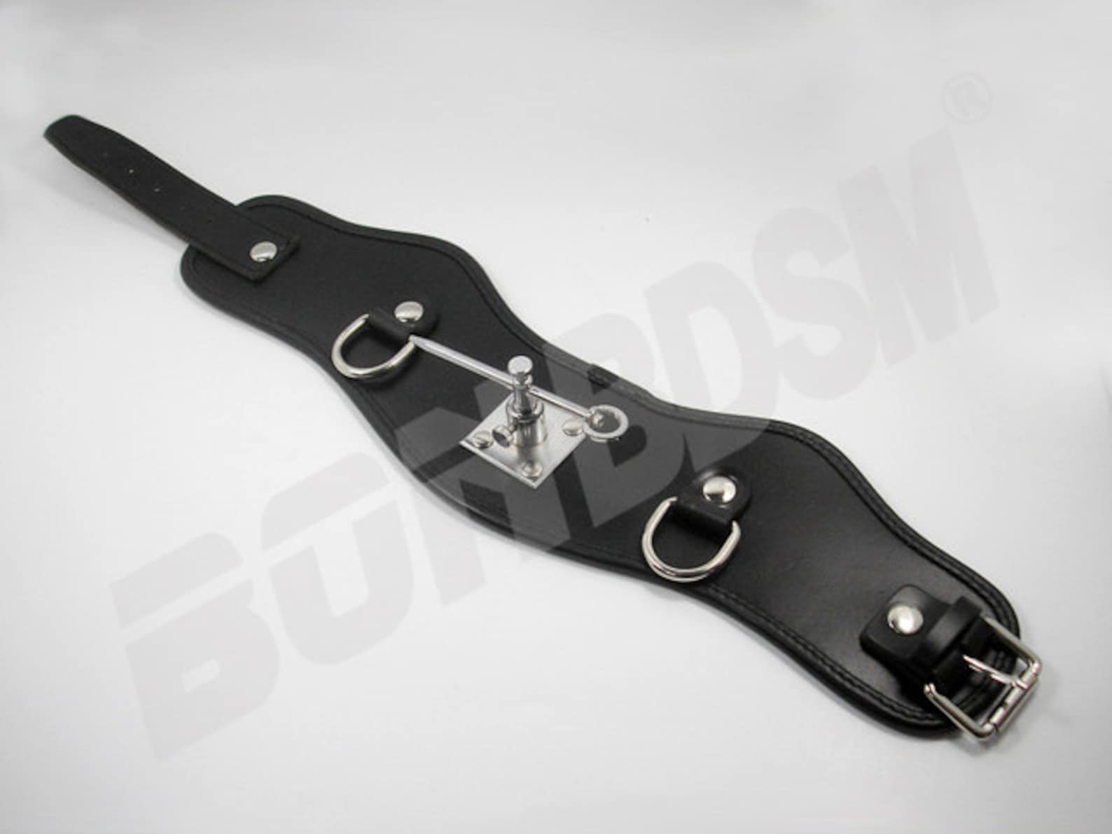 Bondage Restraint Leather Posture Collar With a Strong Metal - Etsy