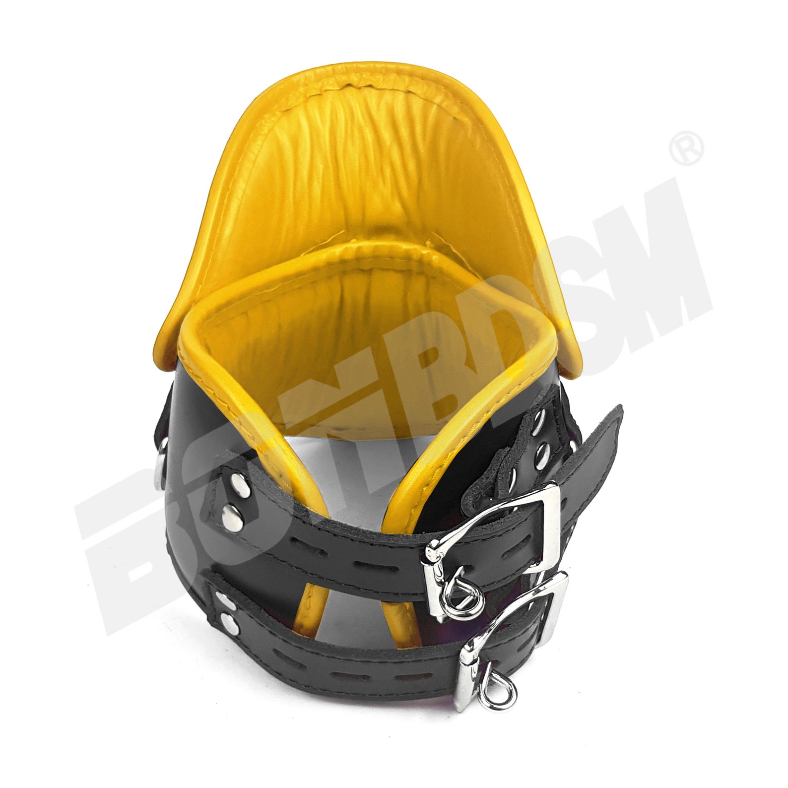 Bondage Restraint Strict Leather Posture Collar With 3 Strong - Etsy UK