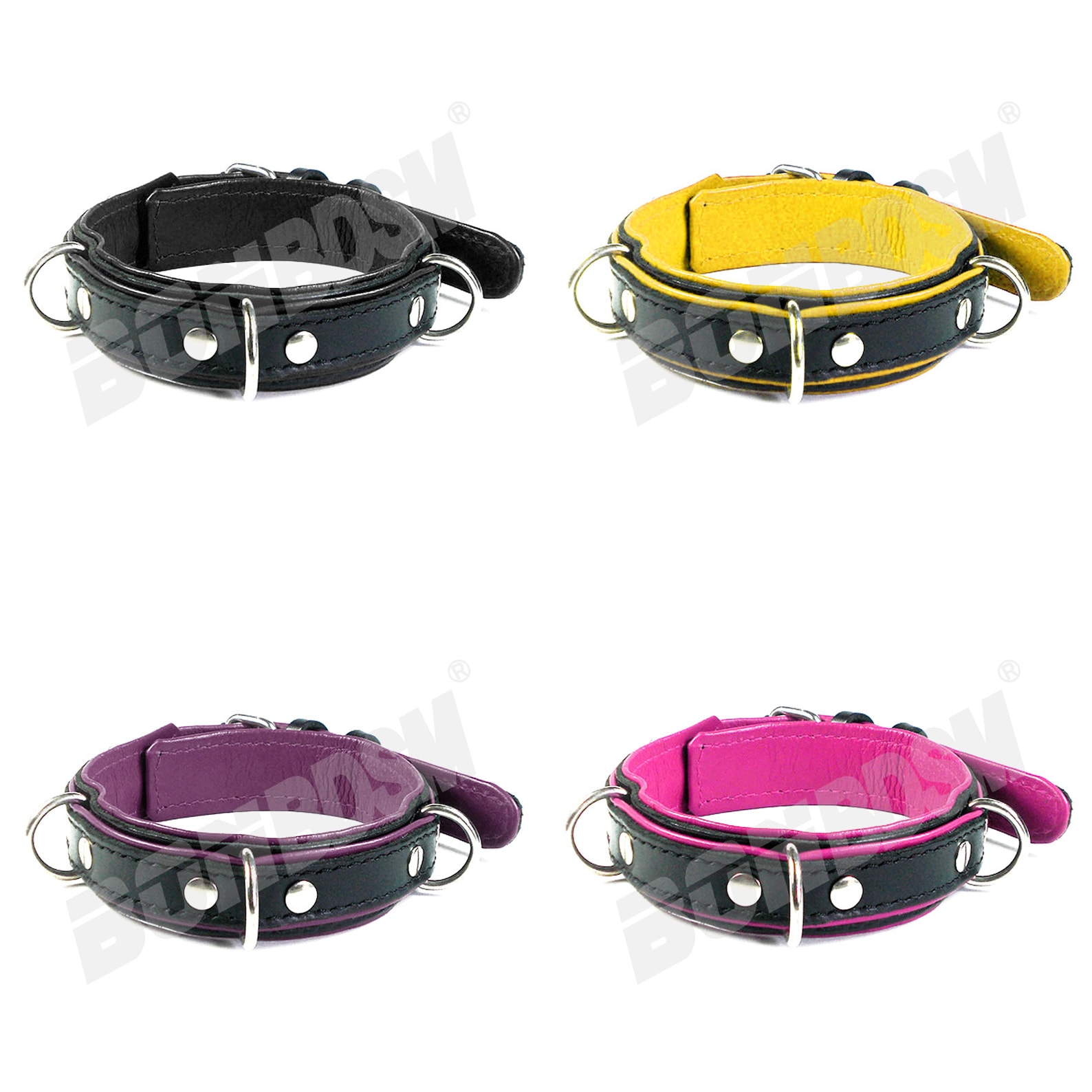 Bondage Restraint Collar GENUINE leather choker bdsm | Etsy