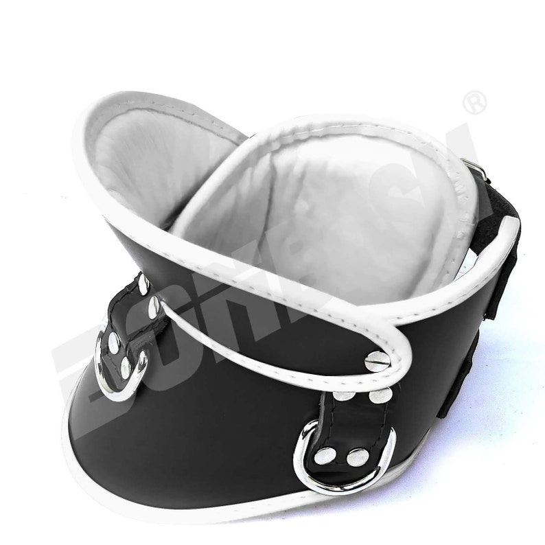 Bondage Restraint Strict Leather Posture Collar with 3 strong | Etsy