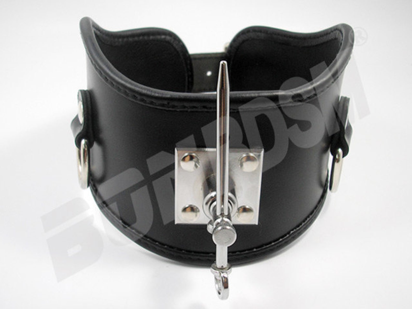 Bondage Restraint Leather Posture Collar With a Strong Metal Nail ...