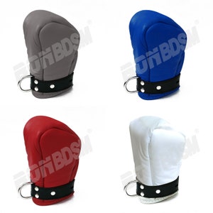 Bondage Padded Fist Mitts - Soft Padded Genuine Leather Mittens ...
