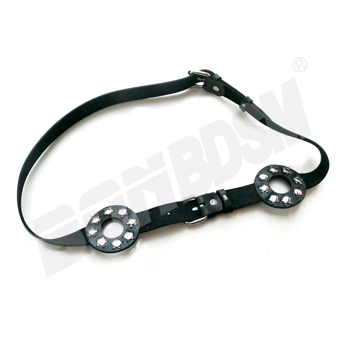 Studded Spiked Breast Binder With a Nipple Holes, Nipple Fetish Toy ...