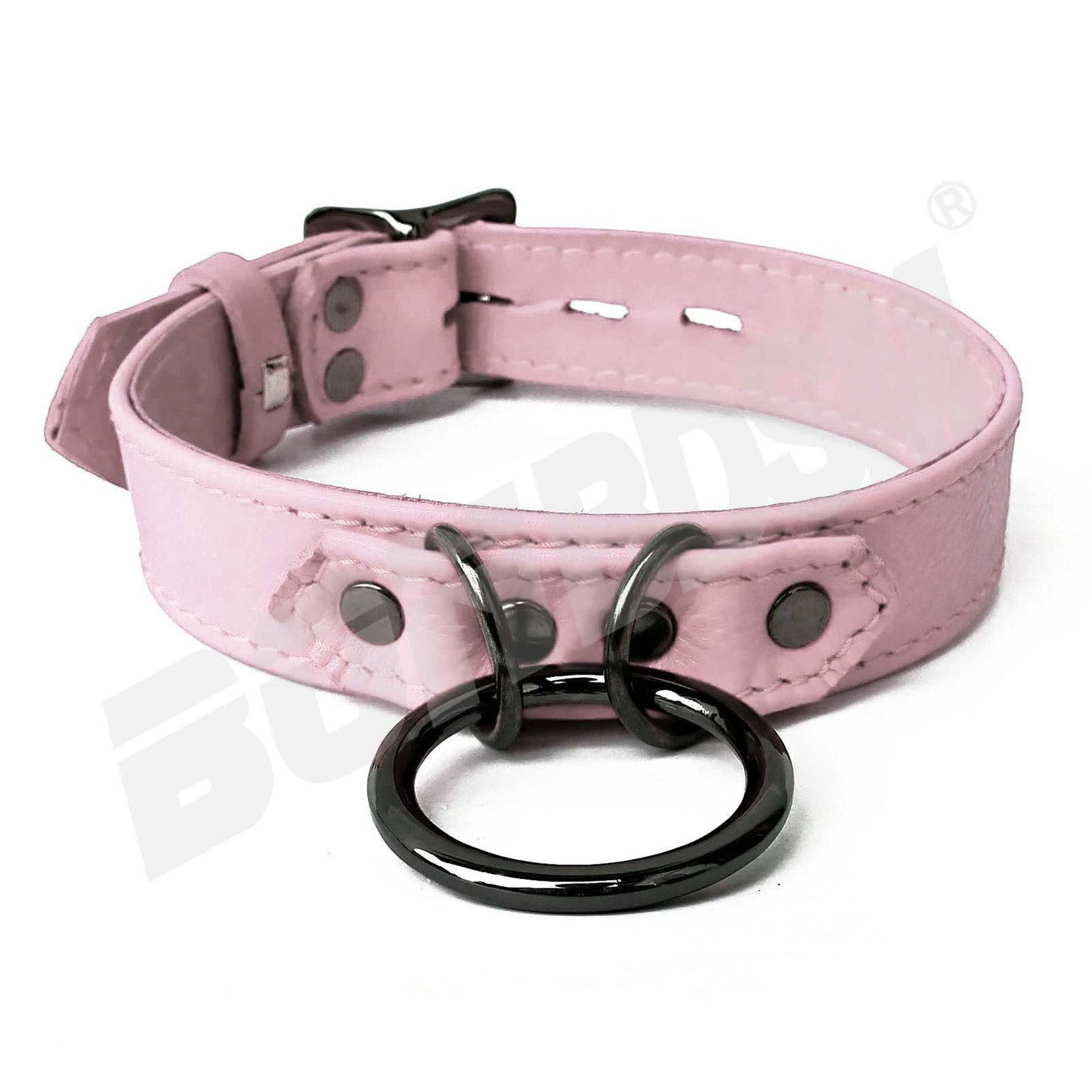 Bondage Restraint Collar GENUINE Leather O-ring Collar - Etsy