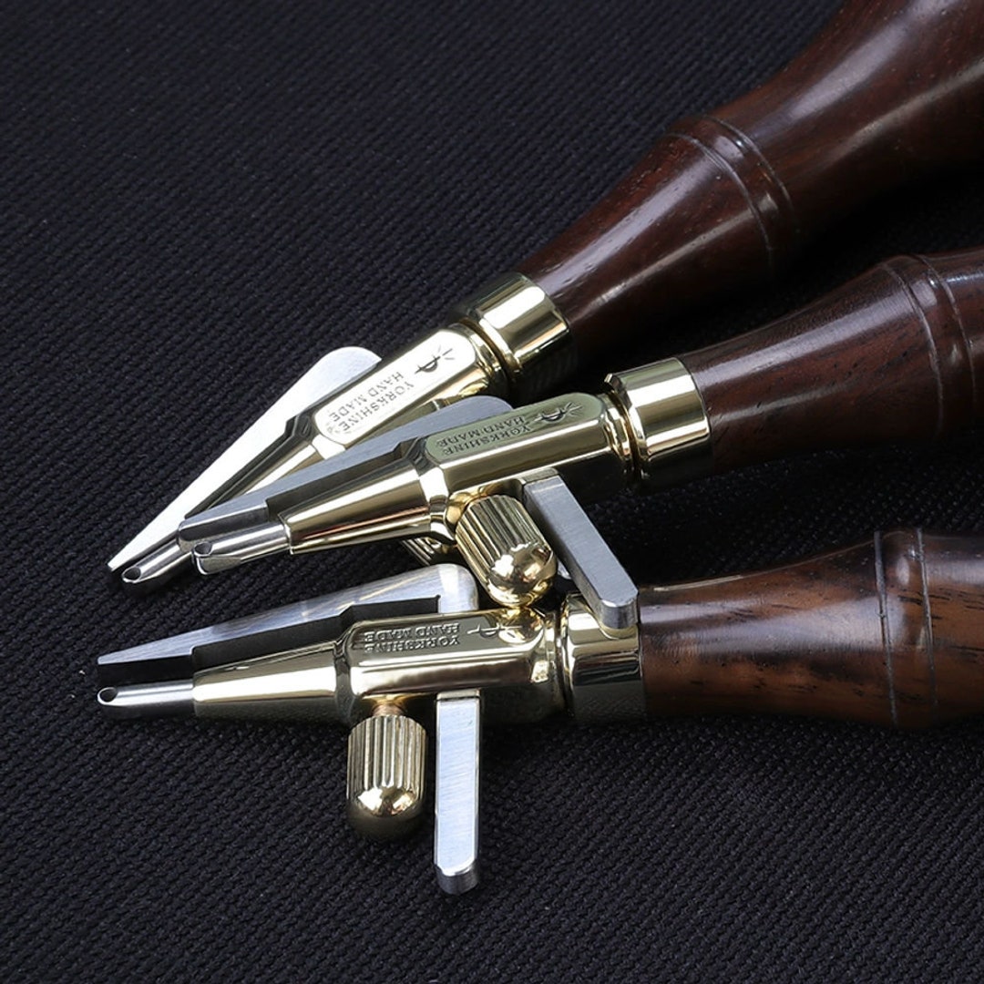 Vegetable Tanned Leather Groover Leather Grooving Tool Stitching ...
