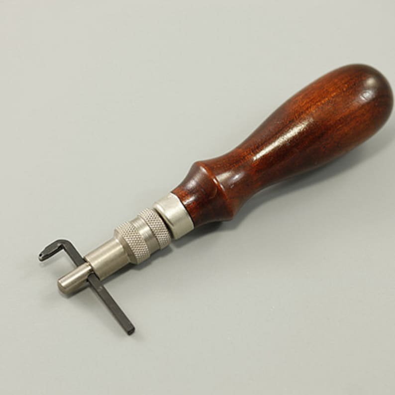 Groove Tool, Adjustable Leather Edge Stitching Groover Leathermob ...