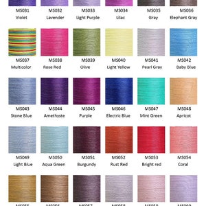 Meisi Super Fine Waxed Linen Thread M50 0.55mm Leathercraft Cord Wire ...