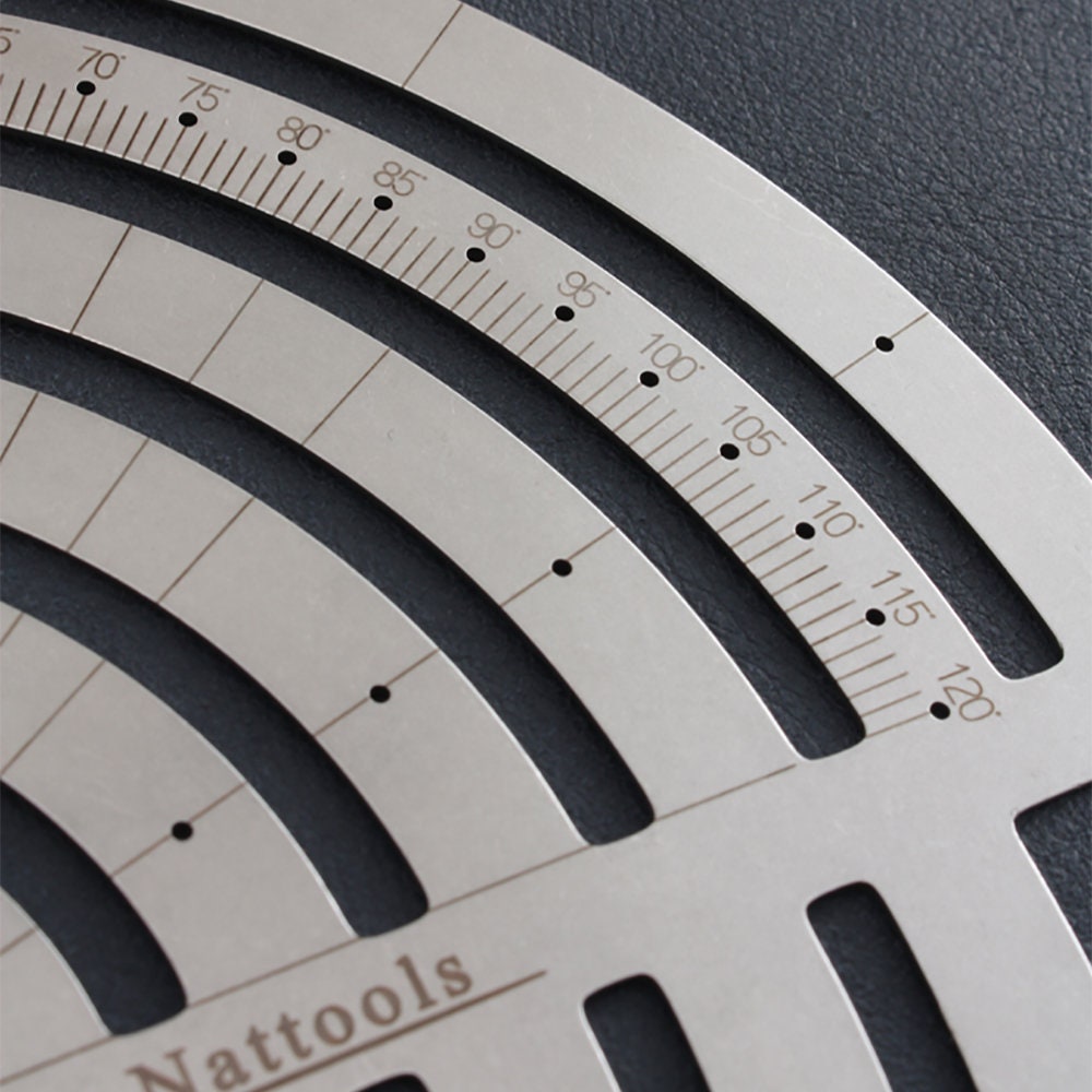Nattools Scale Curve Ruler (large) Circular Shaped Cutting Drawing ...