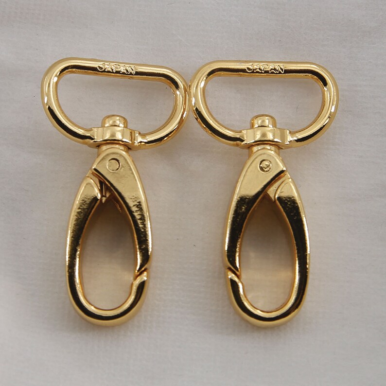 21mm Swivel Spring Snaps Clips Hook Eye Round Japan Leathermob - Etsy