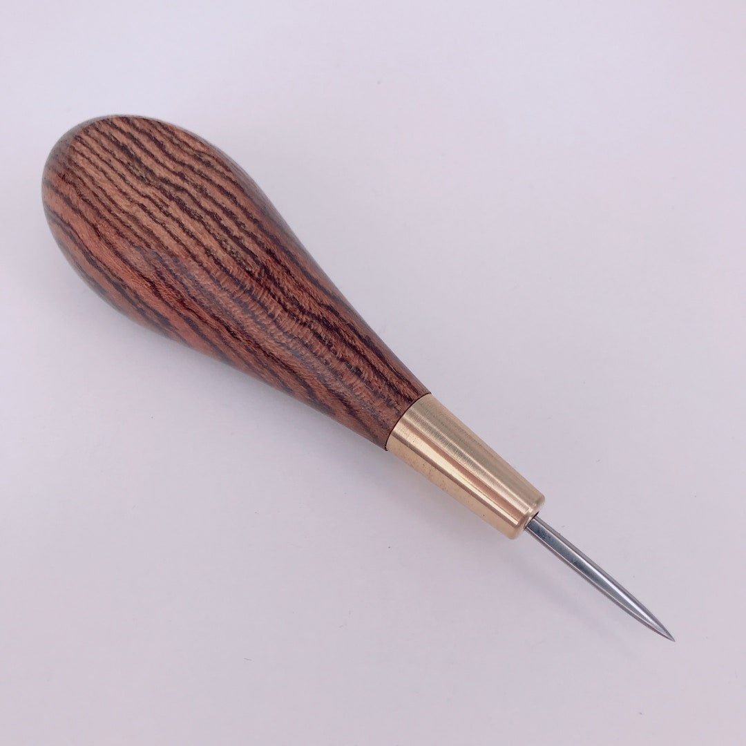 France Style Awl, Leathercraft Felting Lacing Stitching Scratching Hole ...