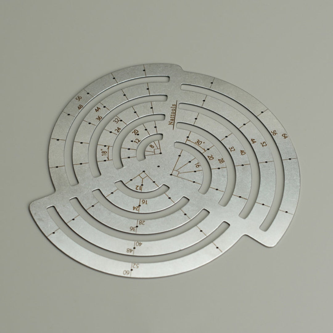 Nattools Scale Curve Ruler (small) Circular Shaped Cutting Drawing ...