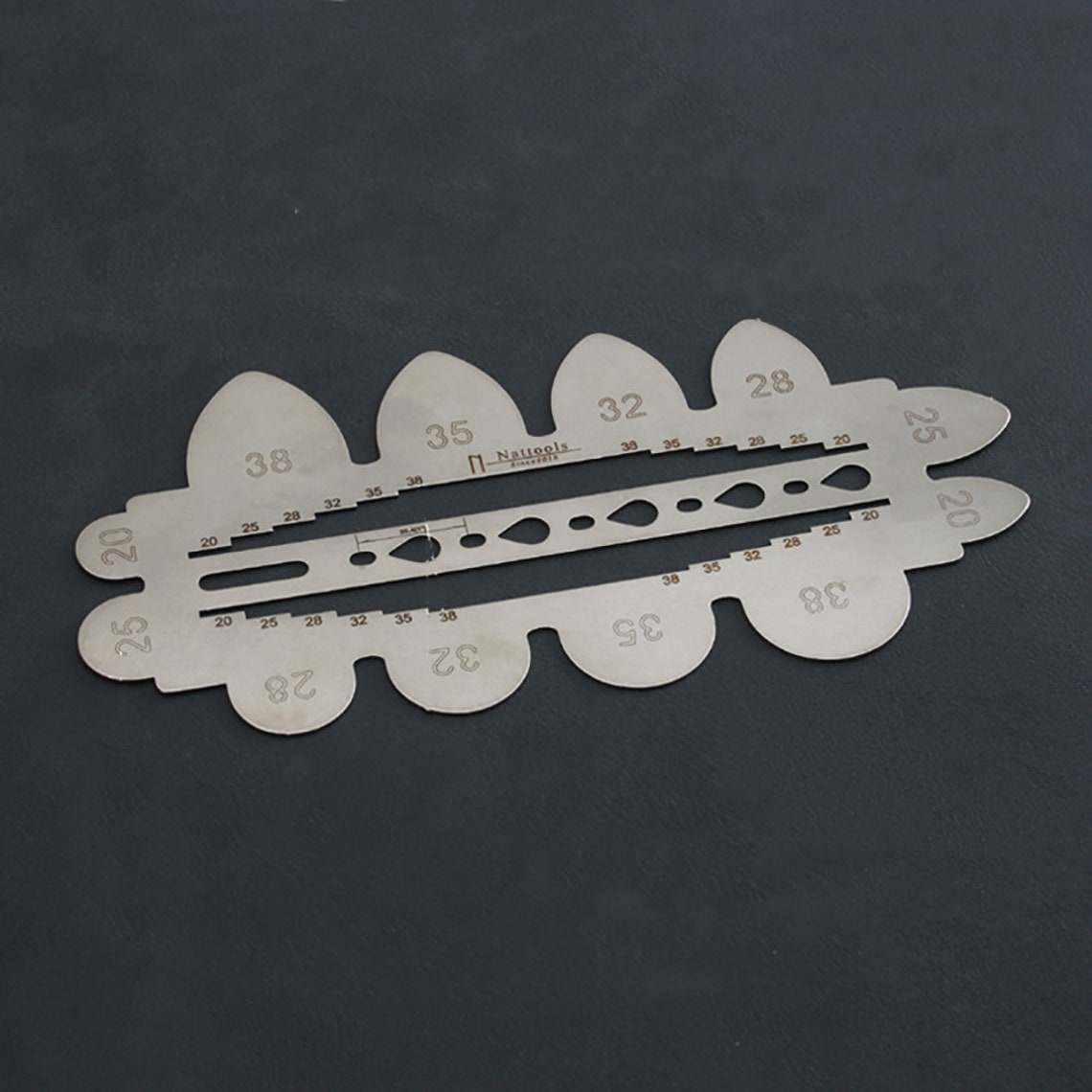 Nattools Belt Strap Stencil Round or Square End Ruler Template ...