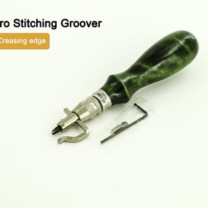 Pro Stitching Adjustable Leather Groover Creasing Set Leathermob ...