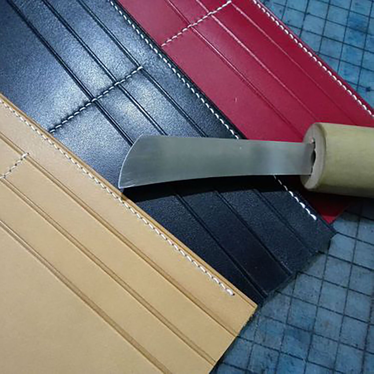 Leathermob Leather Edge Creaser Stitch Press Line Pressing - Etsy