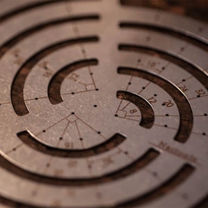 Nattools Scale Curve Ruler (small) Circular Shaped Cutting Drawing ...