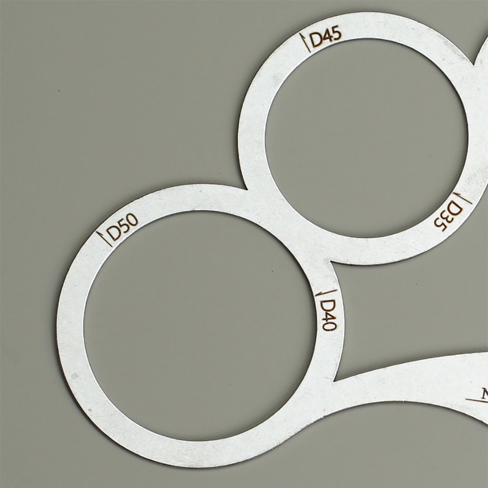 Nattools Circle Stencil Round Ruler Curved Circul Template - Etsy
