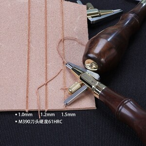 Vegetable Tanned Leather Groover Leather Grooving Tool Stitching ...