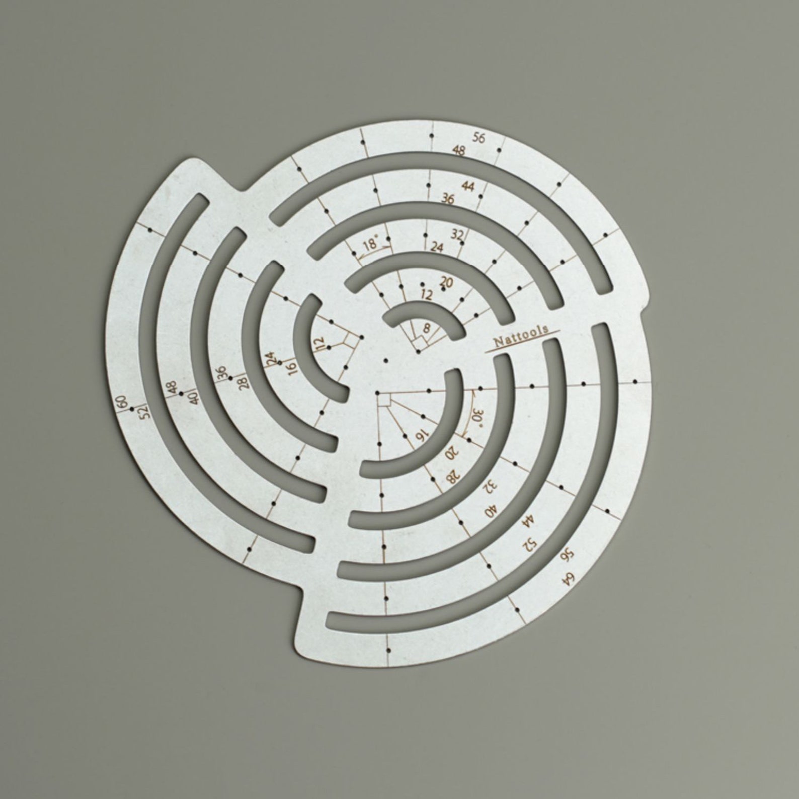 Nattools Scale Curve Ruler (small) Circular Shaped Cutting Drawing ...