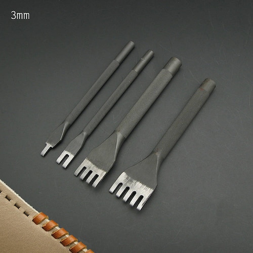 3mm Diamond Leather Stitching Chisel Pricking Iron Tool - Etsy