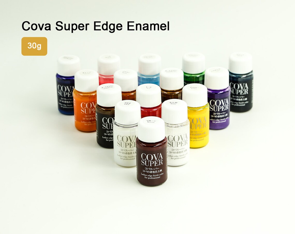 Edge Enamel Leather Edge Dye Dressing Lacquer Finish Paint | Etsy