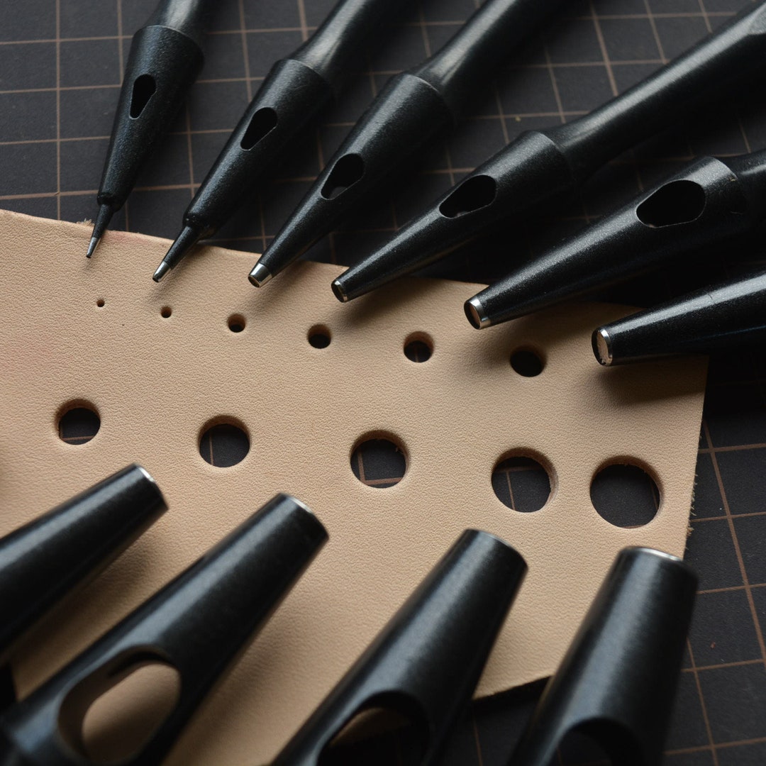 Leathercraft Round Punch Stitching Punching Shape Strap Hole Belt ...