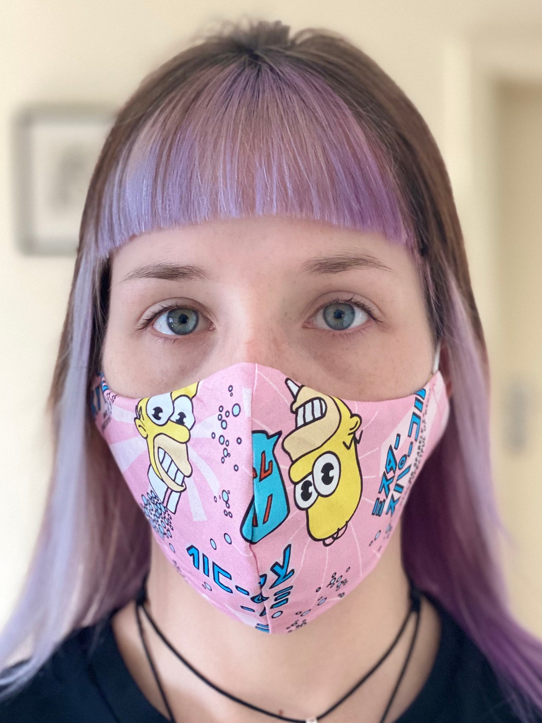 Assorted Simpsons Patterns Face Mask - Etsy