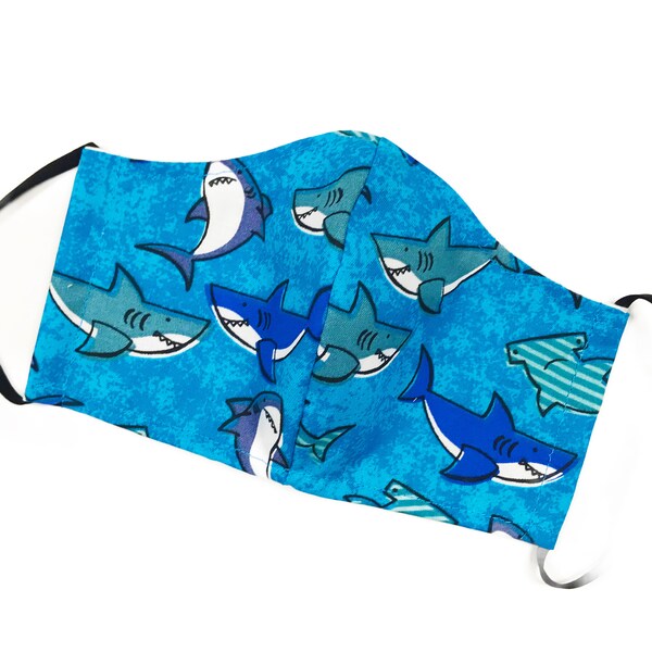 Shark Face Mask - Etsy