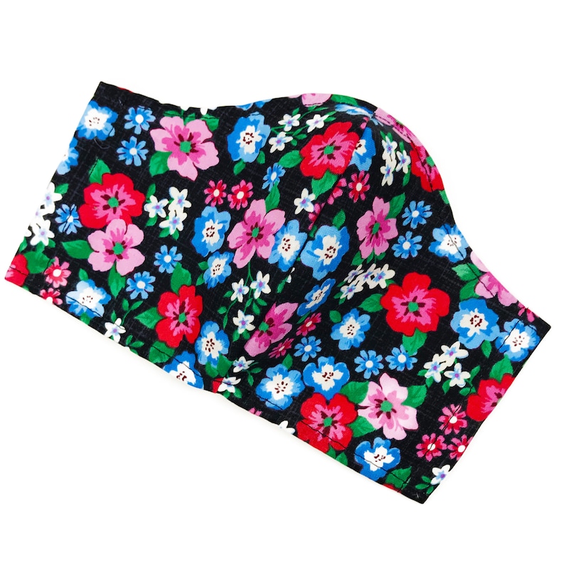 Floral Face Mask - Etsy