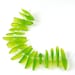 Sea Glass Fishbone Green 20/40/80pcs (4-6x20-30mm) ~jewelry Making ...