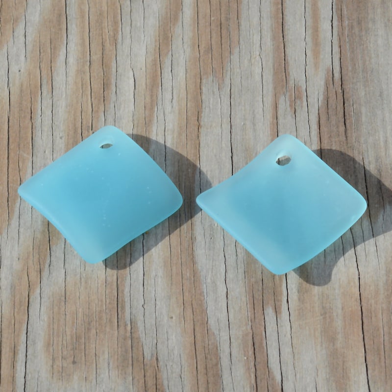 White Curved Sea Glass - Etsy