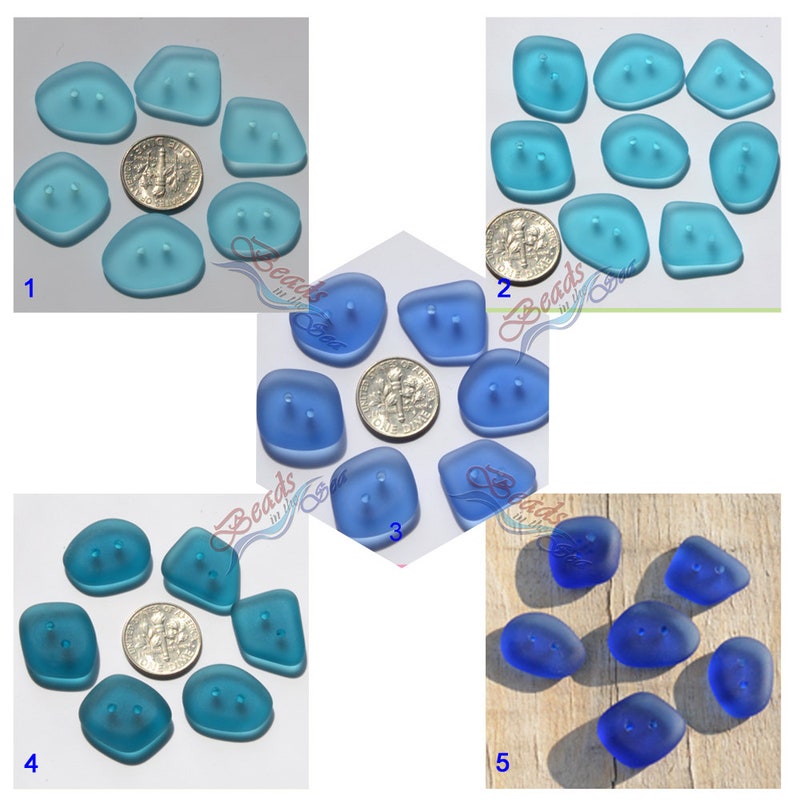 Sea Glass Buttons - Etsy