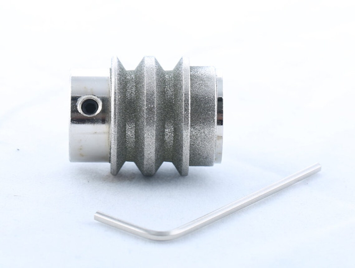 1 Diamond Stainded Glass Grinder Head Ripple Textured Bits - Etsy