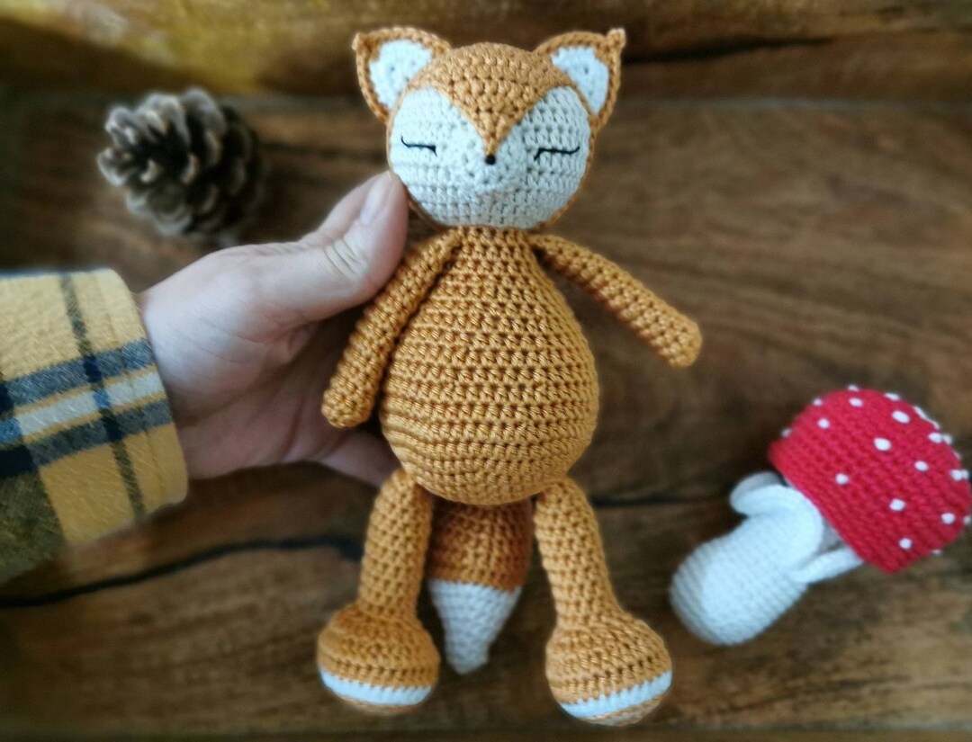 Amigurumi, muñeco zorro de crochet - Etsy España