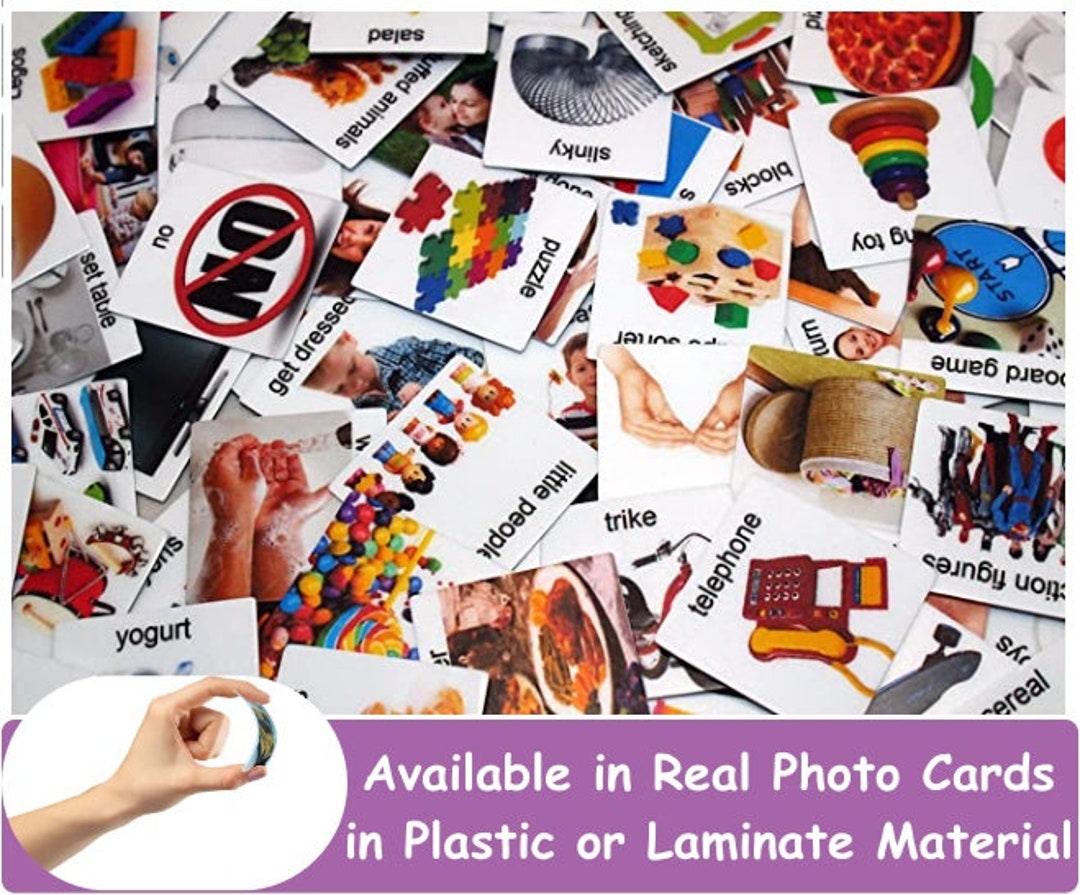 160 Loose Visual Communication Cards Symbol Autism, Speech, ADHD ...