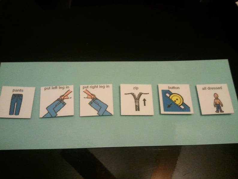 Task Analysis Picture Visuals for Autism | Step-by-step Life Skills ...