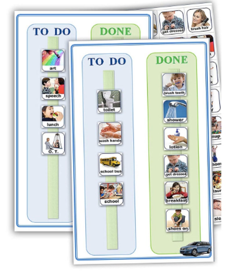 Daily Routine Picture Cards – Visual Schedule for Kids (PDF) - Etsy