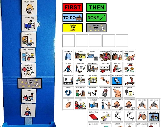 Boardmaker Daily Schedule PEC Board - Etsy Canada