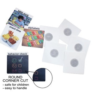 Customize Your Own Picture Card Symbols speech Schedule | Etsy