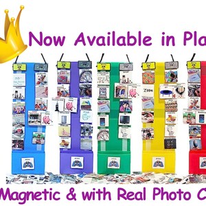 Blue Daily Visual Schedule Calendar - up to 125 Color Cards -chores ...