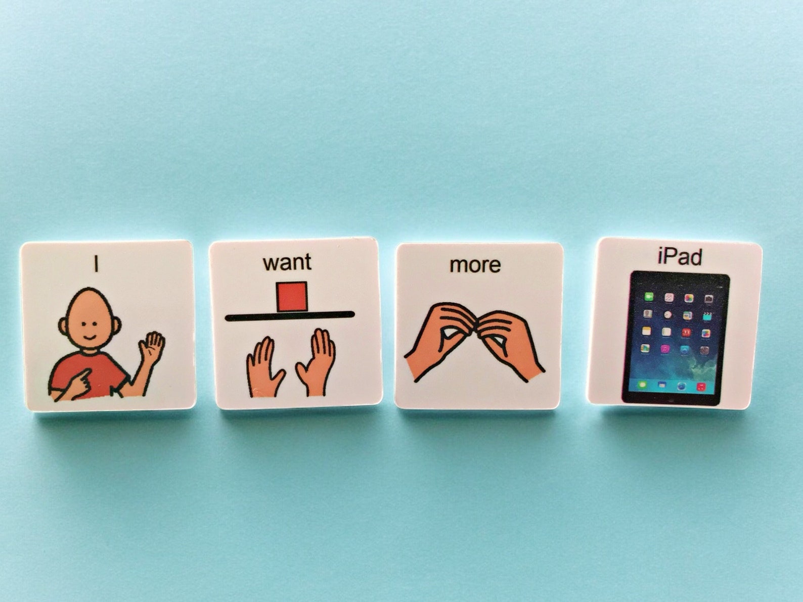 160 Loose Visual Communication Cards Symbol Autism, Speech, ADHD ...