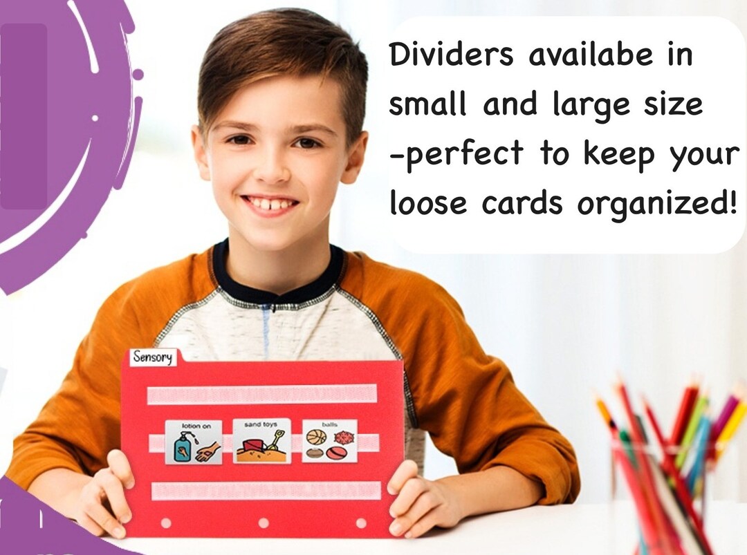 5 Color Dividers -perfect to Keep Your Loose Cards Organized -great for ...