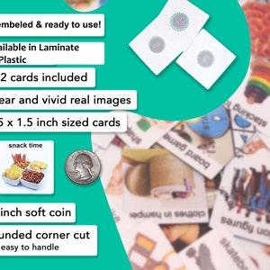 160 Loose Visual Communication Cards Symbol Autism, Speech, ADHD ...