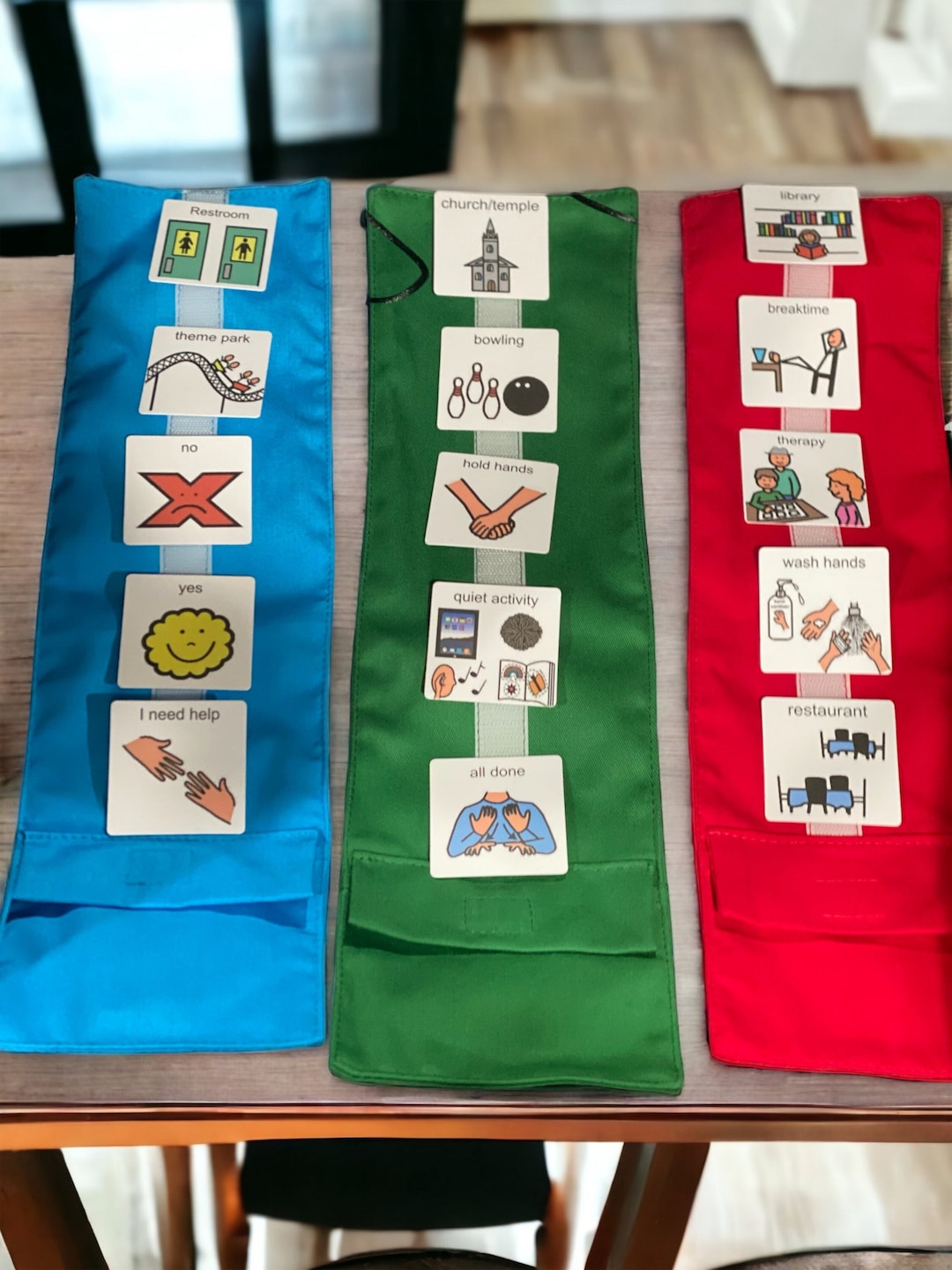 Visual Schedule for Children: Cloth Daily Outing Behavior Reminders - Etsy